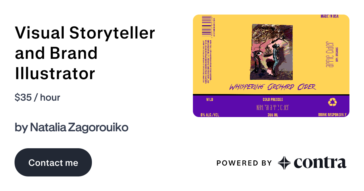 Visual Storyteller and Brand Illustrator by Natalia Zagorouiko