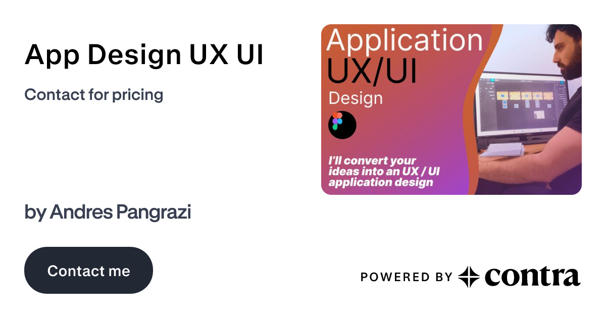 App Design UX UI by Andres Pangrazi
