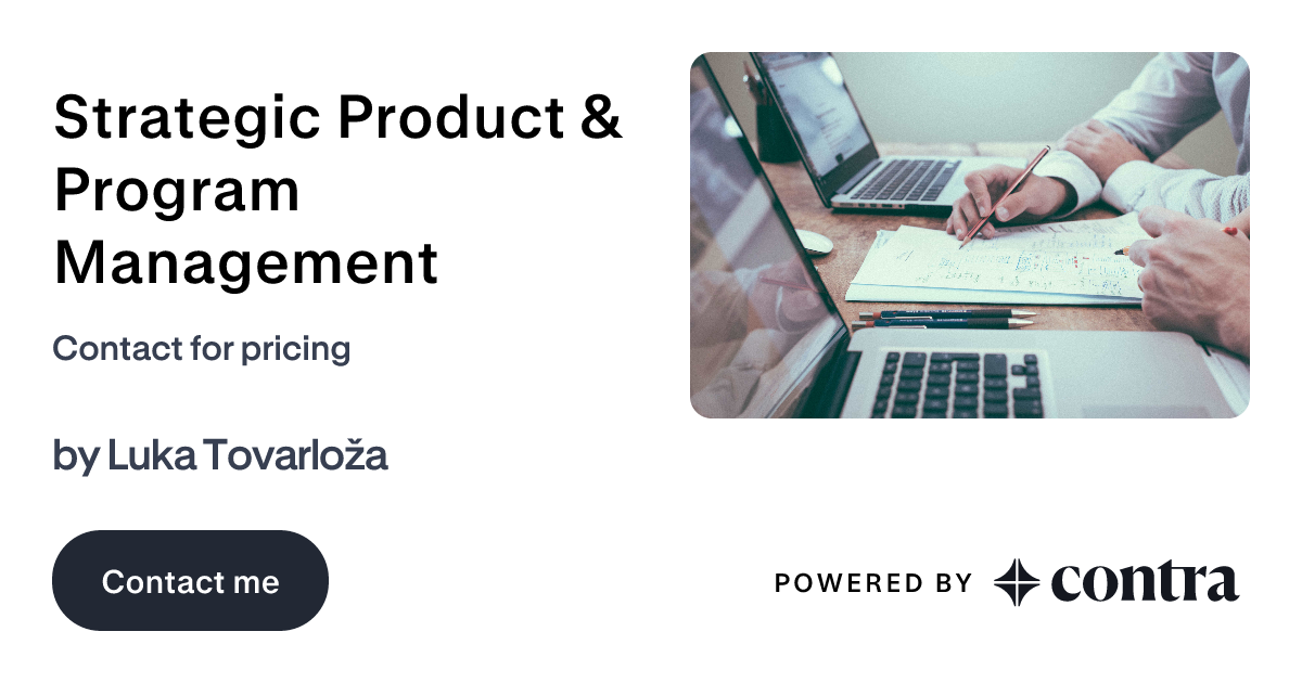 Strategic Product & Program Management by Luka Tovarloža