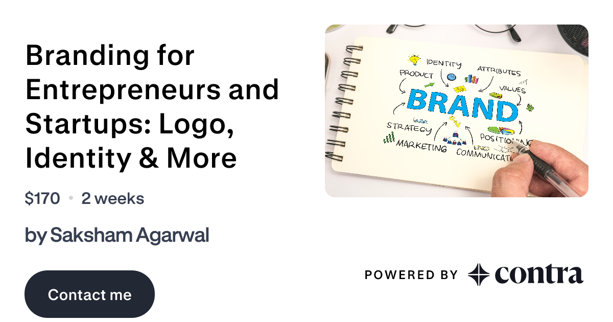 Branding for Entrepreneurs and Startups: Logo, Identity & More by ...