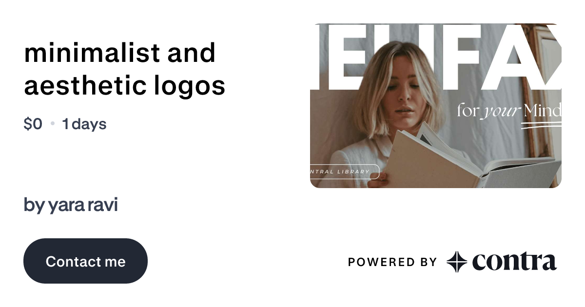 minimalist and aesthetic logos by yara ravi