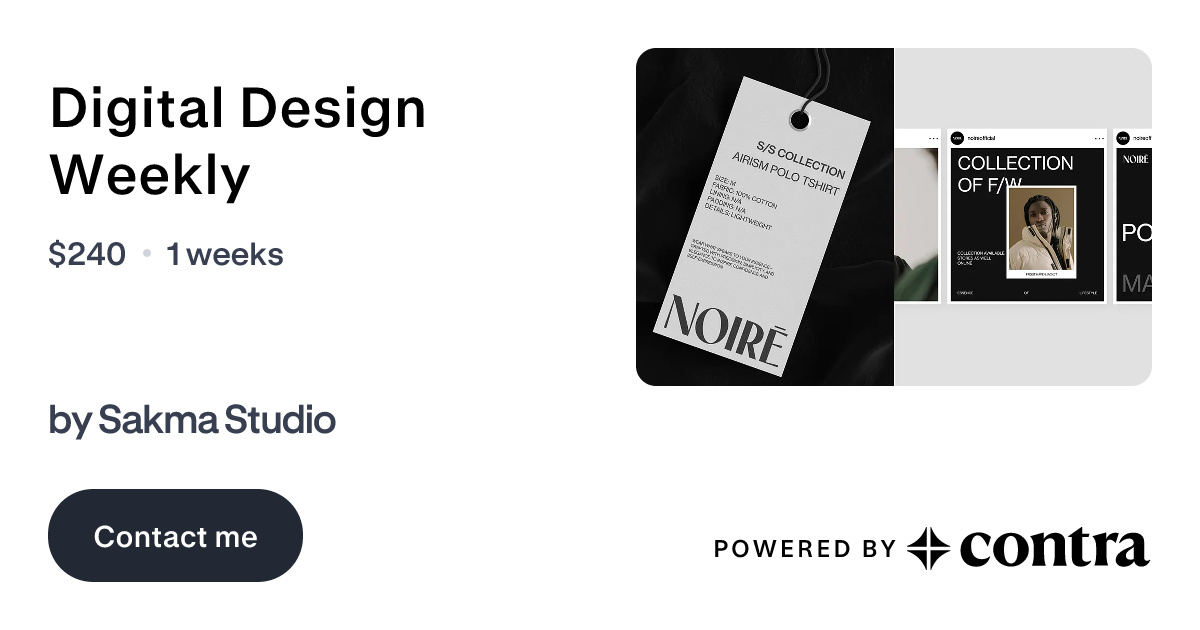 Digital Design Weekly by Sakma Studio