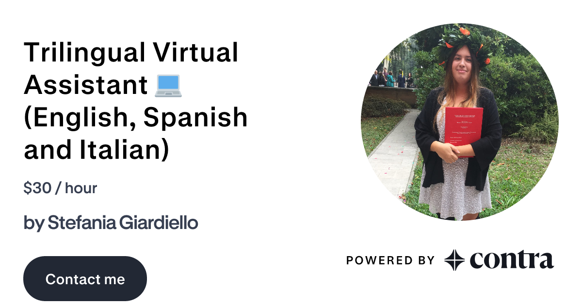 Trilingual Virtual Assistant 💻 (English, Spanish and Italian) by ...