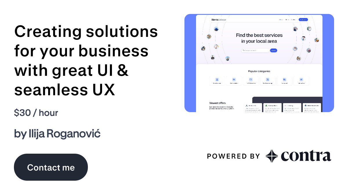 Creating solutions for your business with great UI & seamless UX by ...