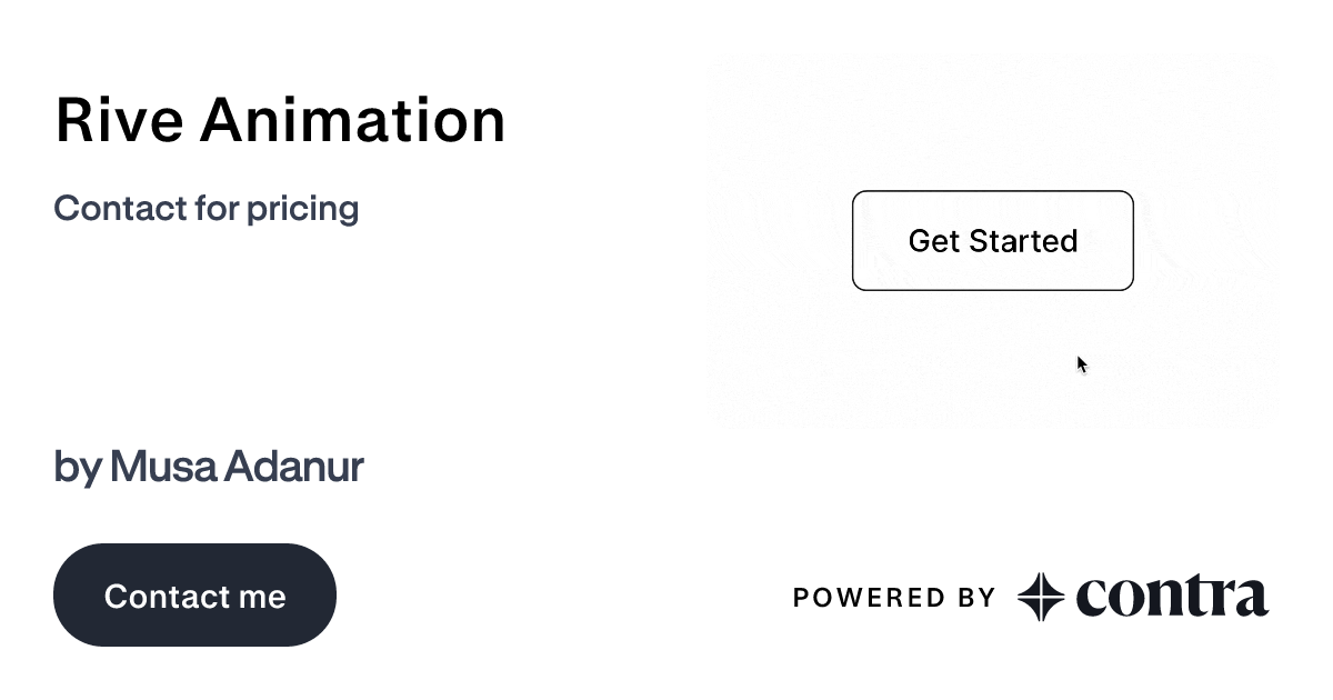 Rive Animation by Musa Adanur