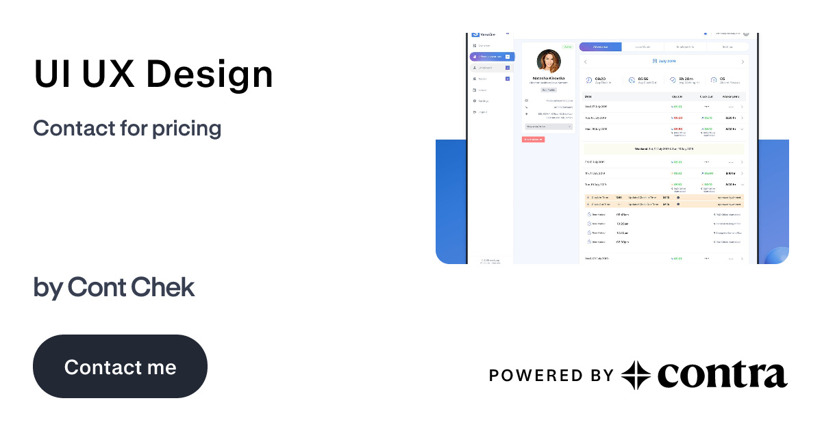 UI UX Design by Cont Chek
