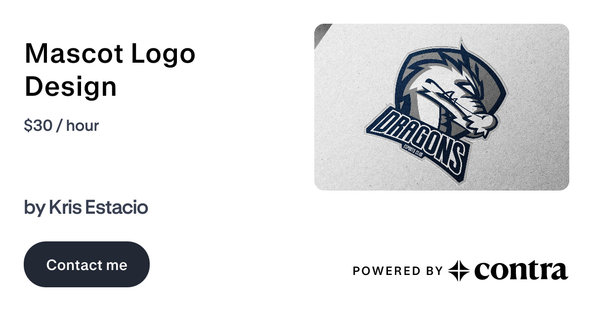Mascot Logo Design by Kris Estacio