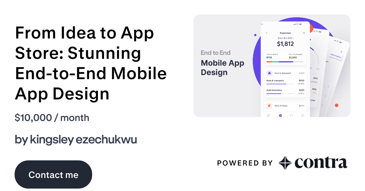 From Idea to App Store: Stunning End-to-End Mobile App Design by ...