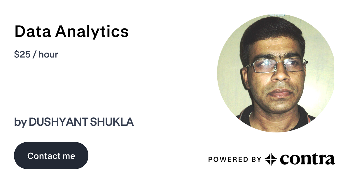 Data Analytics by DUSHYANT SHUKLA