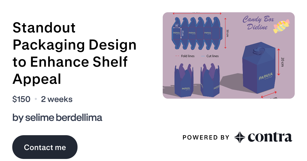 Standout Packaging Design to Enhance Shelf Appeal by selime berdellima