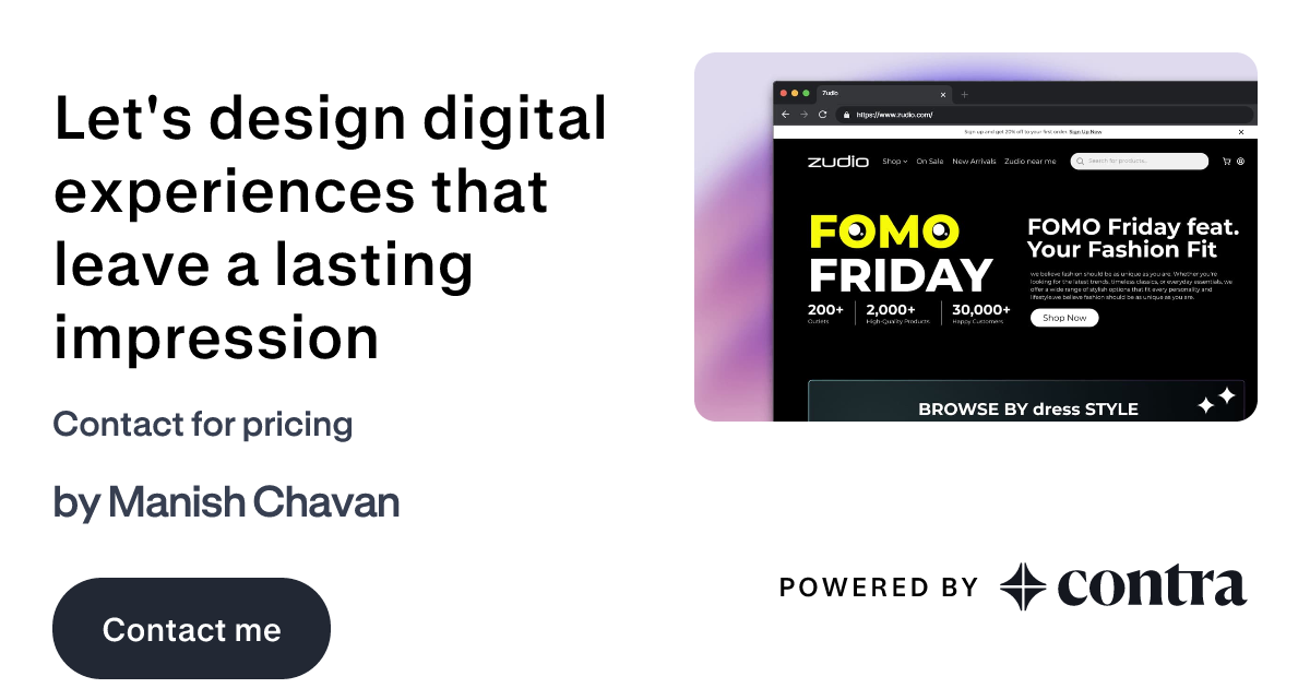 Let's design digital experiences that leave a lasting impression by ...