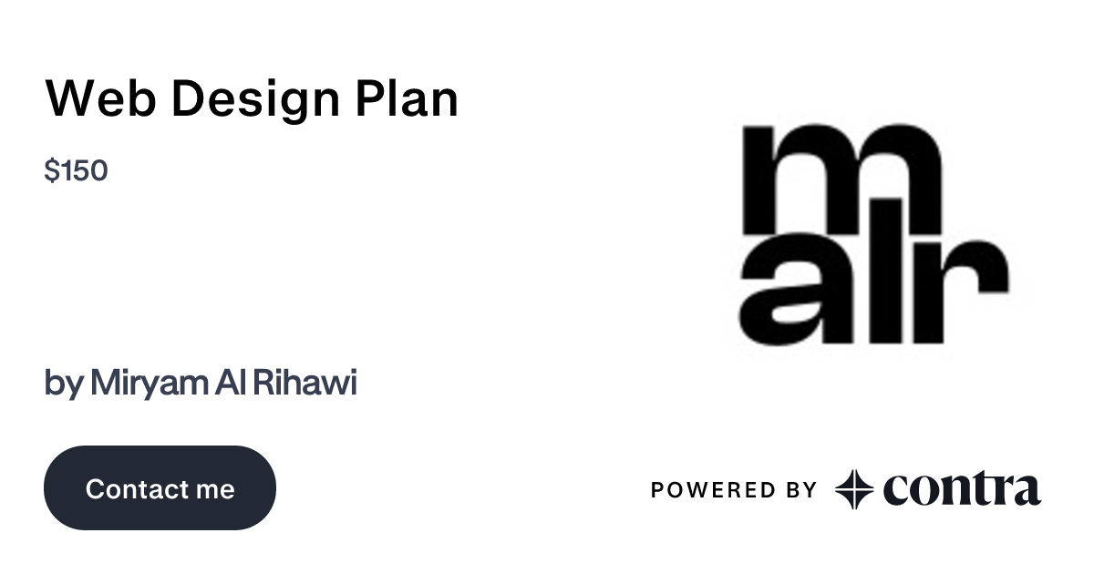 Web Design Plan by Miryam Al Rihawi