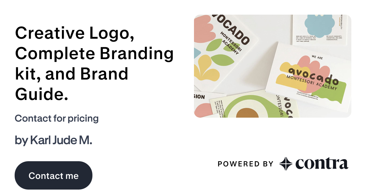 Creative Logo, Complete Branding kit, and Brand Guide. by Karl Jude M.