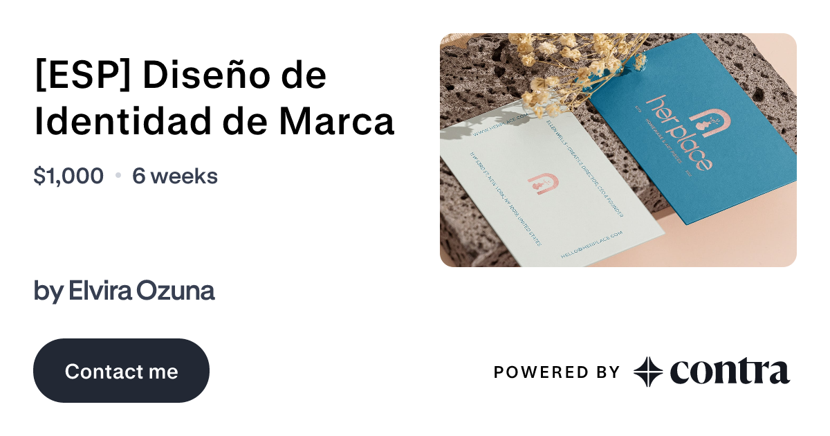 [ESP] Diseño de Identidad de Marca by Elvira Ozuna