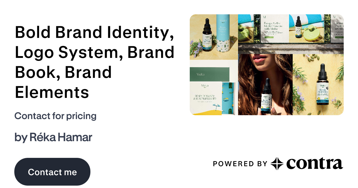 Bold Brand Identity, Logo System, Brand Book, Brand Elements by Réka Hamar