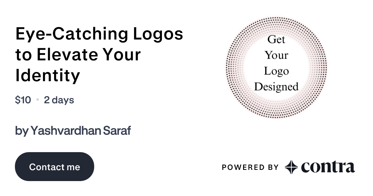 Eye-Catching Logos to Elevate Your Identity by Yashvardhan Saraf
