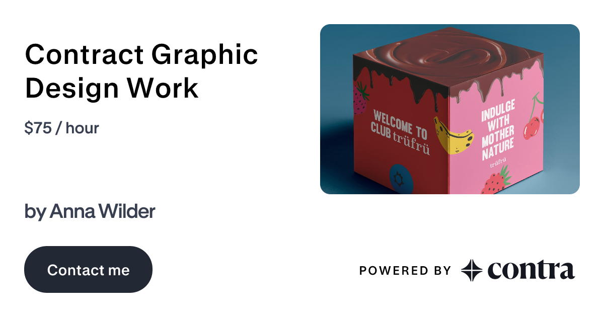 Contract Graphic Design Work by Anna Wilder