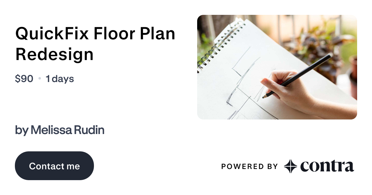 QuickFix Floor Plan Redesign by Melissa Rudin