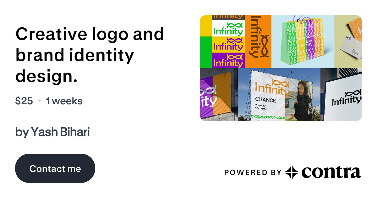Creative logo and brand identity design. by Yash Bihari