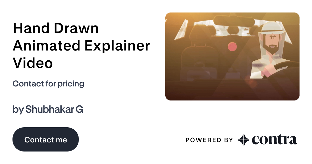 Hand Drawn Animated Explainer Video by Shubhakar G