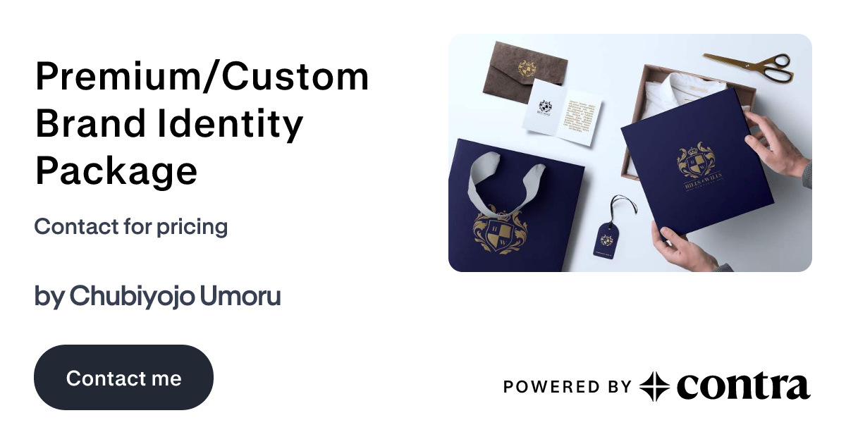 Premium/Custom Brand Identity Package by Chubiyojo Umoru