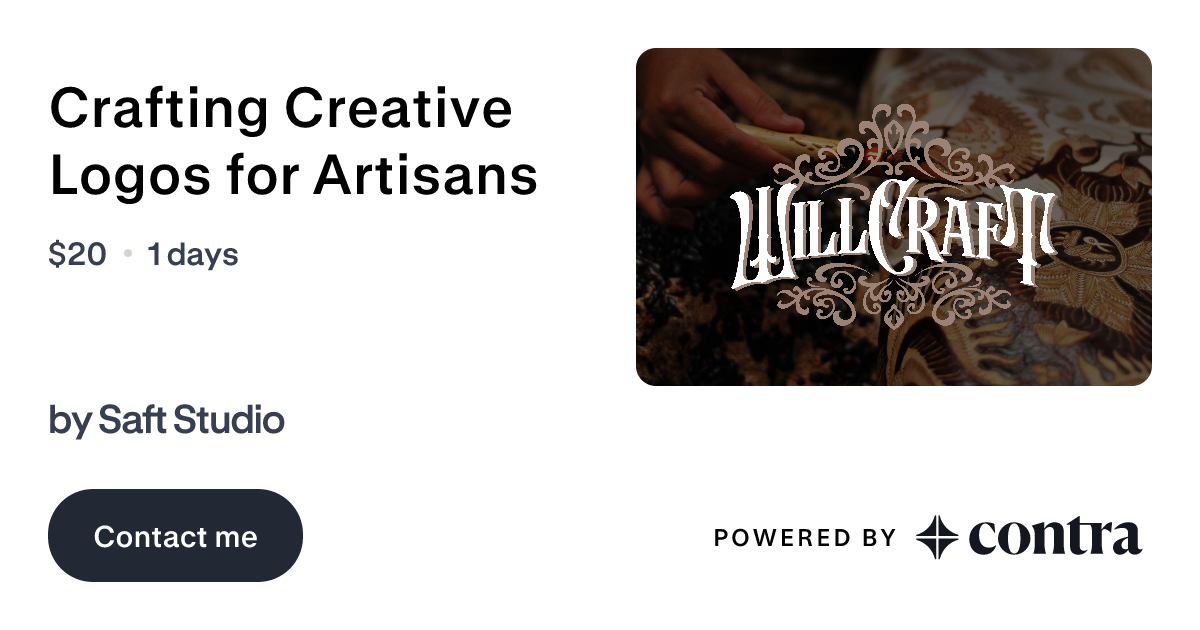 Crafting Creative Logos for Artisans by Saft Studio
