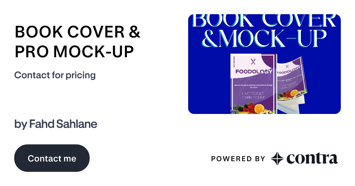BOOK COVER & PRO MOCK-UP by Fahd Sahlane