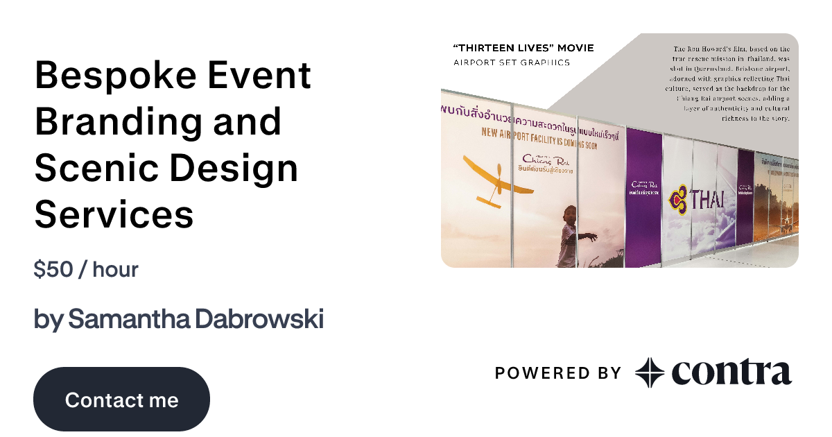 Bespoke Event Branding and Scenic Design Services by Samantha Dabrowski