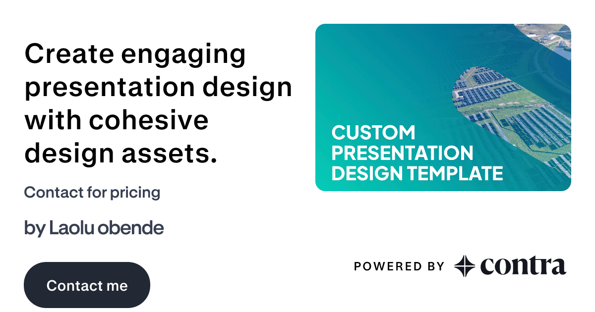 Create engaging presentation design with cohesive design assets. by ...