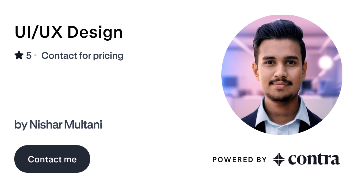 UI/UX Design by Nishar Multani