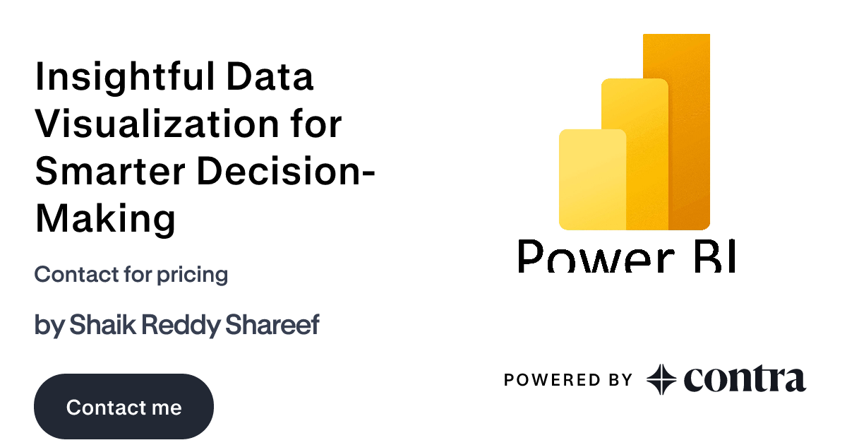 Insightful Data Visualization for Smarter Decision-Making by Shaik ...