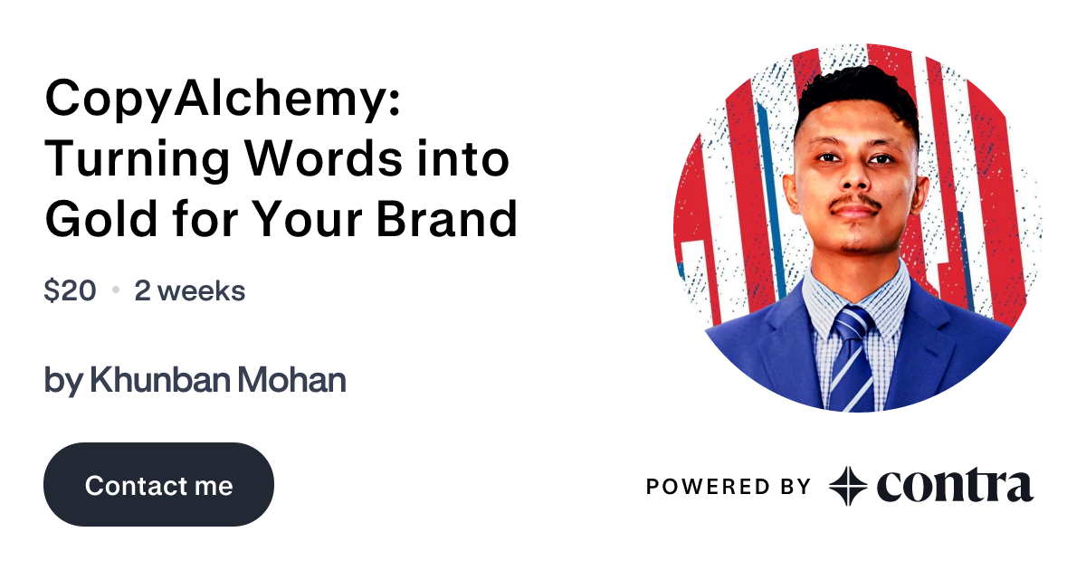 CopyAlchemy: Turning Words into Gold for Your Brand by Khunban Mohan