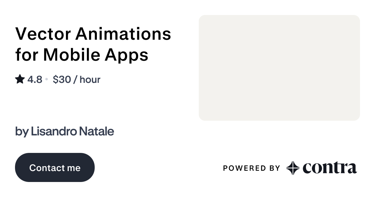 Vector Animations for Mobile Apps by Lisandro Natale