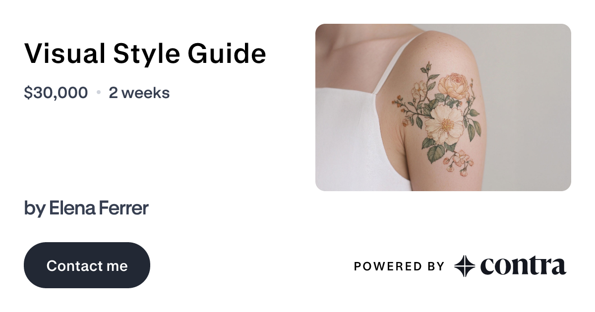 Visual Style Guide by Elena Ferrer