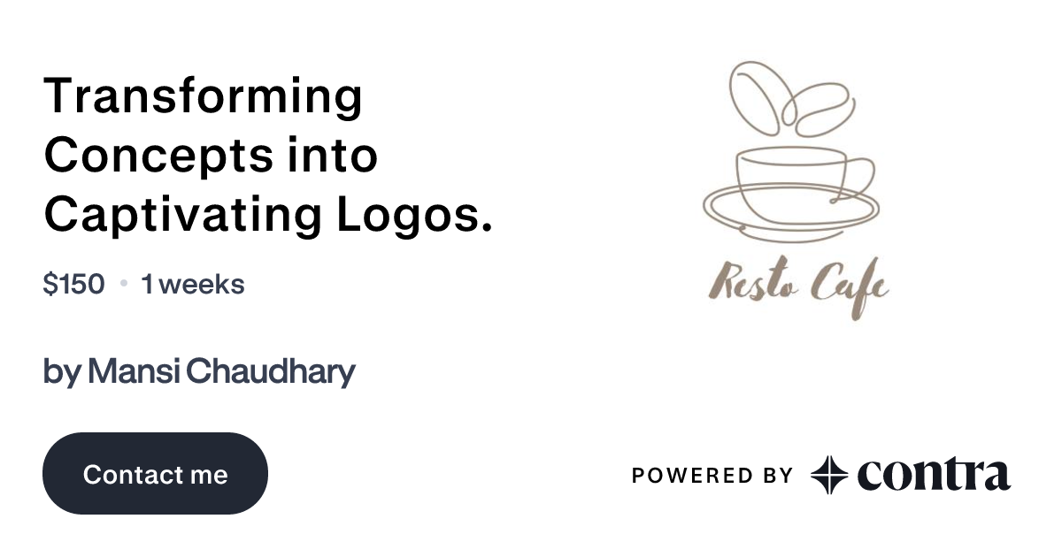 Transforming Concepts into Captivating Logos. by Mansi Chaudhary
