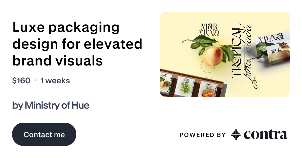 Luxe packaging design for elevated brand visuals by Ministry of Hue