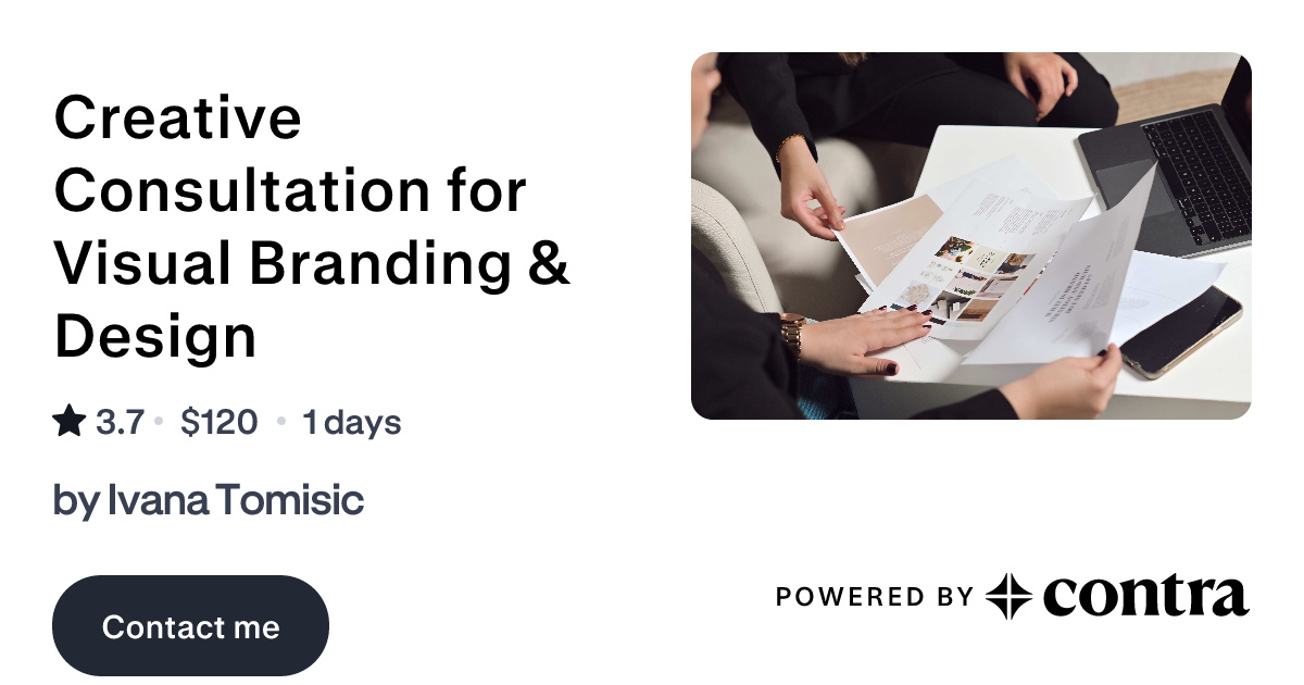 Creative Consultation for Visual Branding & Design by Ivana Tomisic
