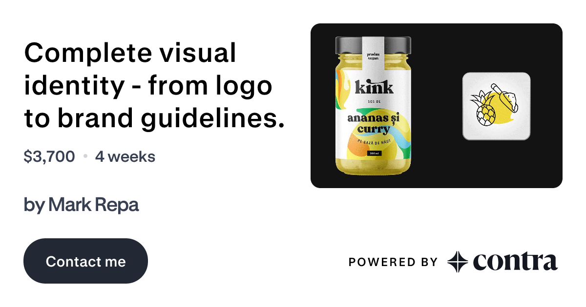 Complete visual identity - from logo to brand guidelines. by Mark Repa