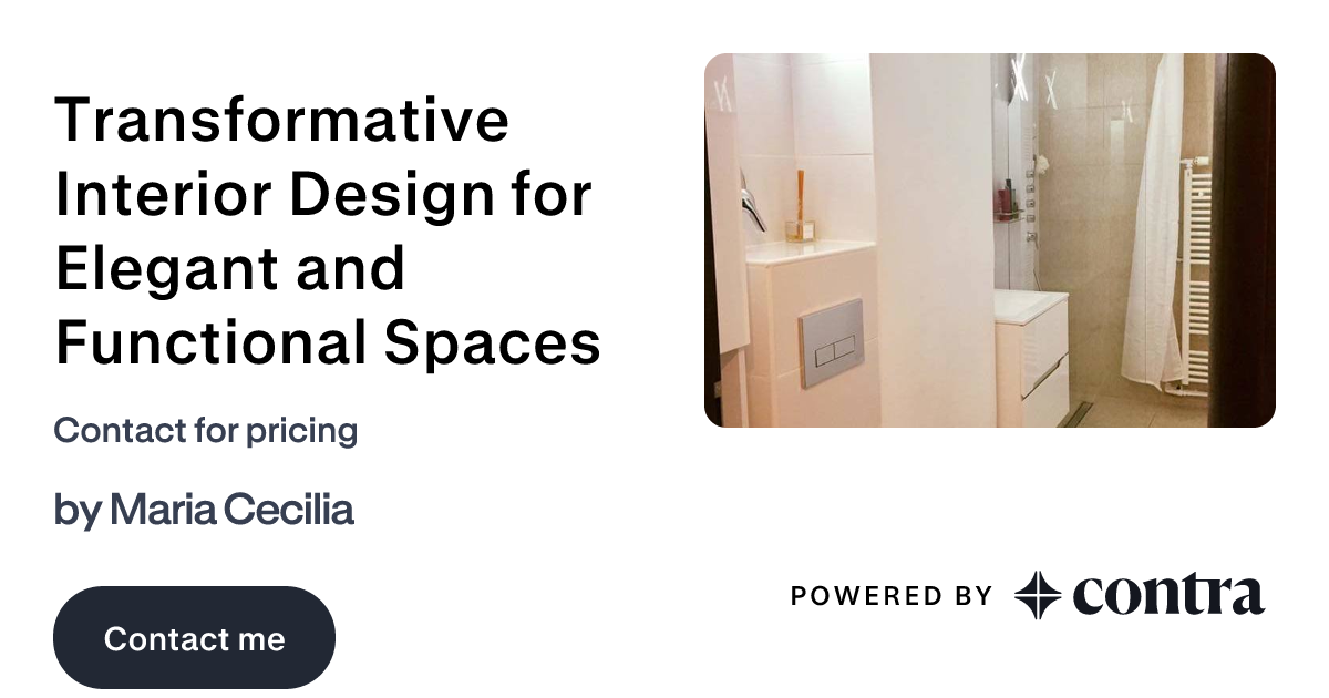Transformative Interior Design for Elegant and Functional Spaces by Maria Cecilia