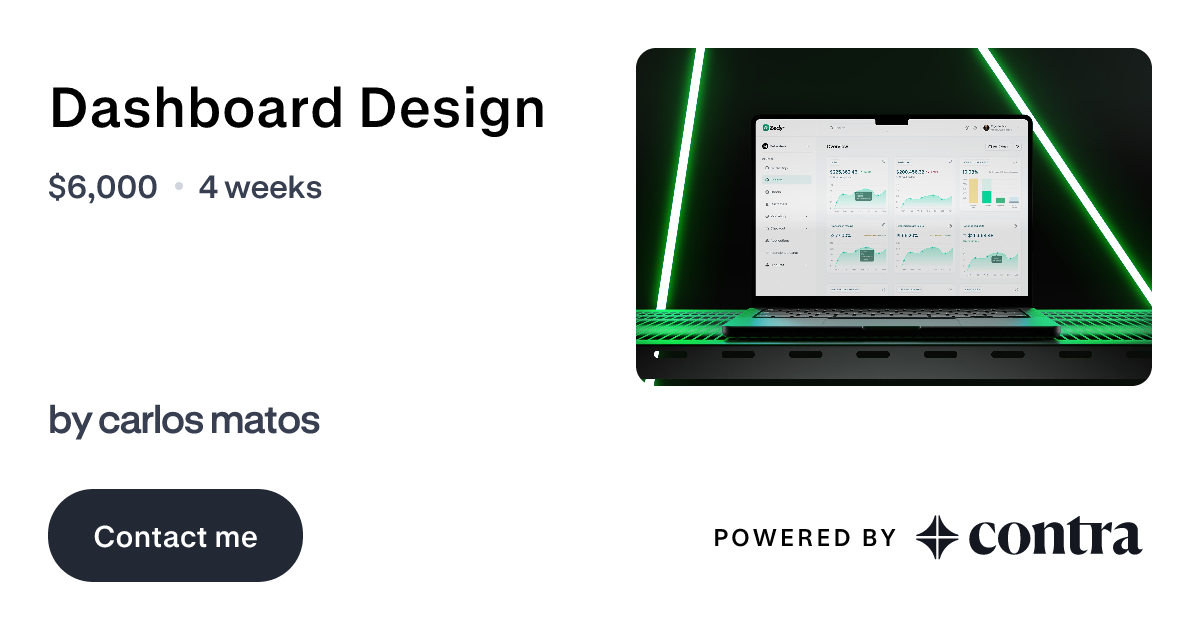 Dashboard Design by carlos matos