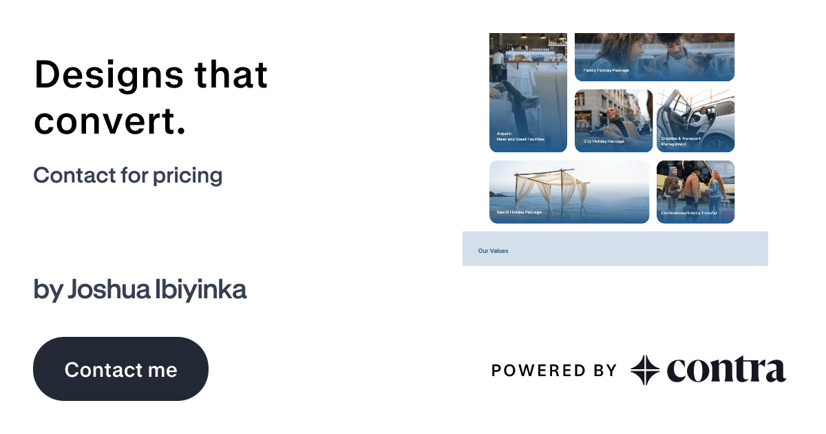 Designs that convert. by Joshua Ibiyinka