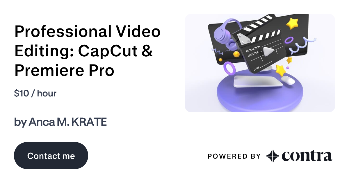 Professional Video Editing: CapCut & Premiere Pro by Anca M. KRATE