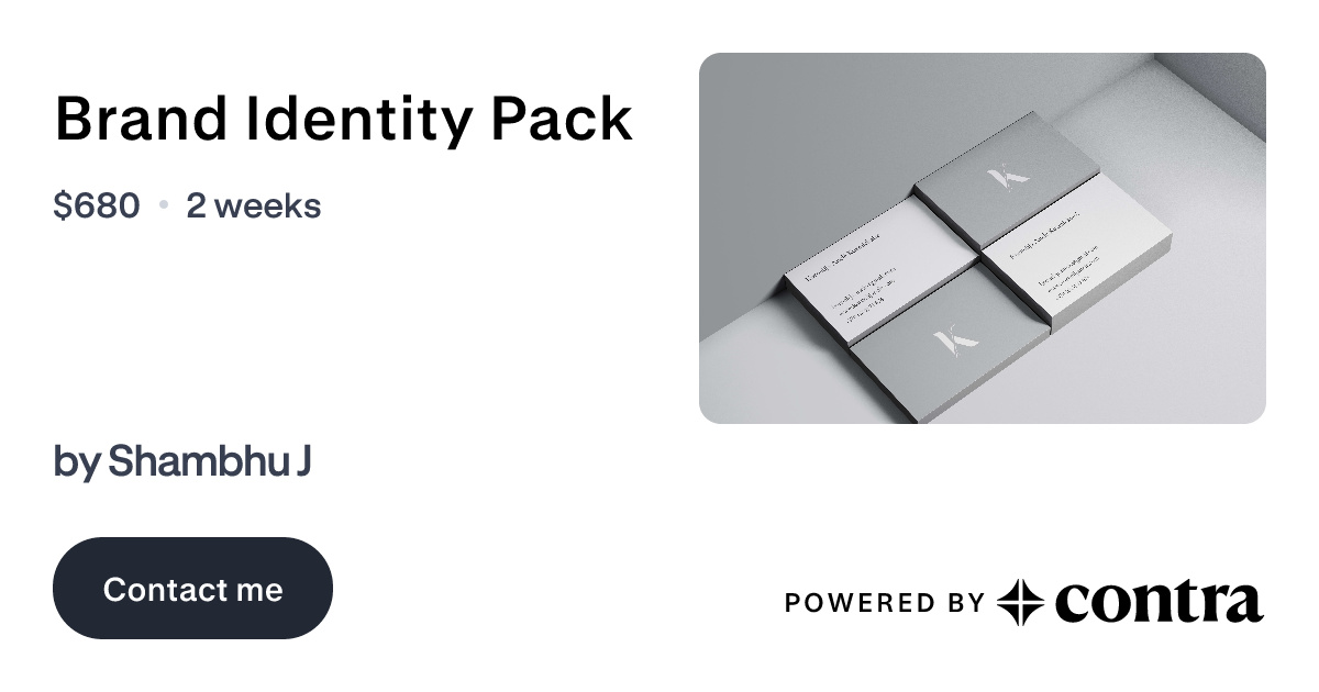 Brand Identity Pack by Shambhu J