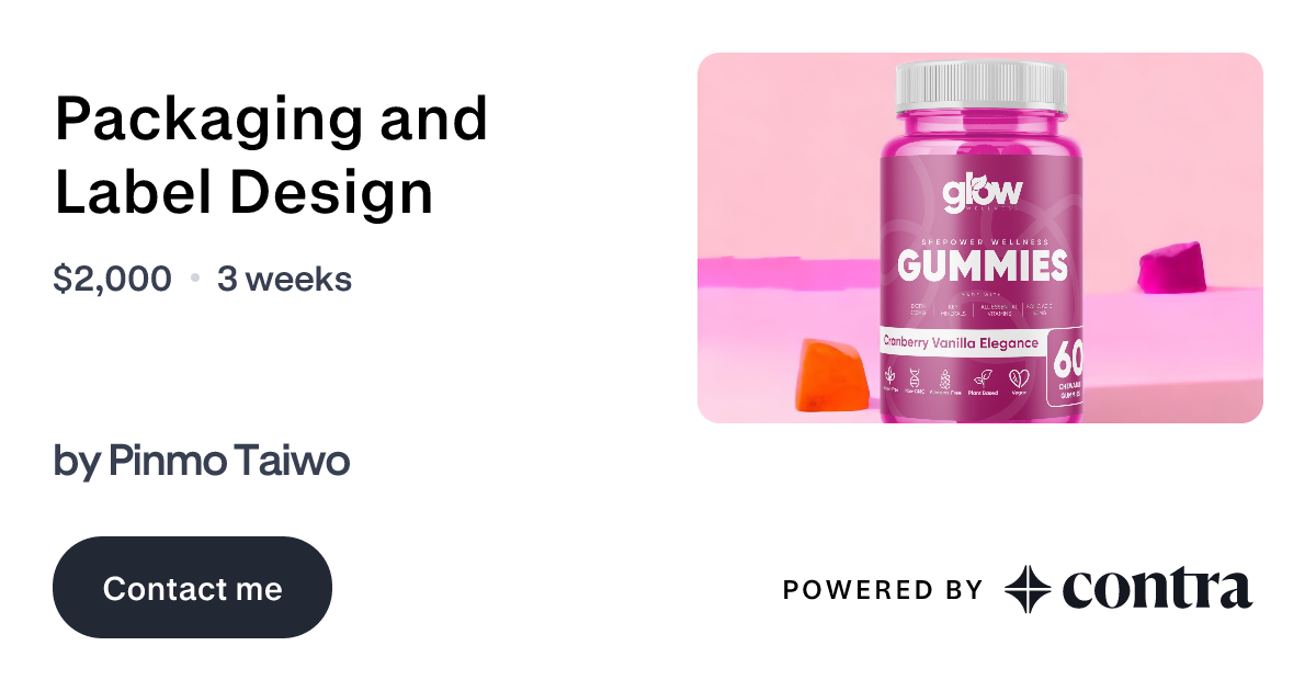 Packaging and Label Design by Pinmo Taiwo