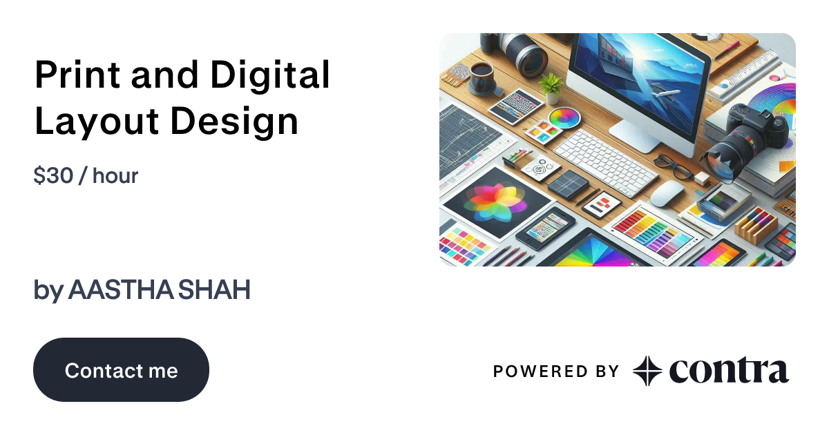 Print and Digital Layout Design by AASTHA SHAH