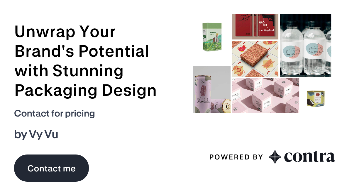 Unwrap Your Brand's Potential with Stunning Packaging Design by Vy Vu