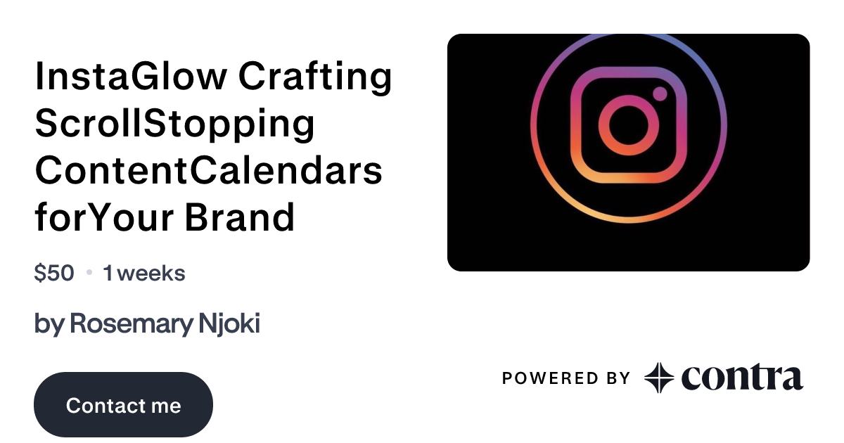 InstaGlow Crafting ScrollStopping ContentCalendars forYour Brand by ...