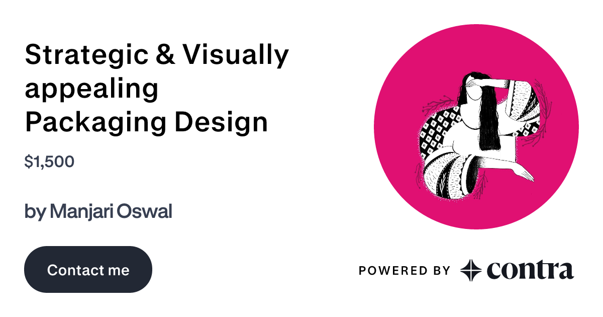 Strategic & Visually appealing Packaging Design by Manjari Oswal