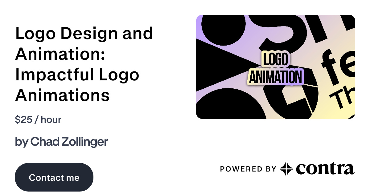Logo Design and Animation: Impactful Logo Animations by Chad Zollinger