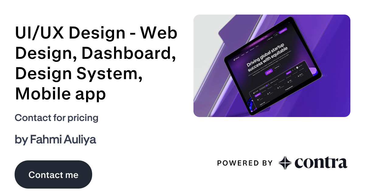 UI/UX Design - Web Design, Dashboard, Design System, Mobile app by ...